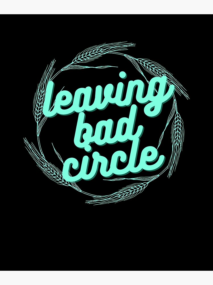 "Leaving bad circle, color blue neon, Affirmation Investor Wealthy ...