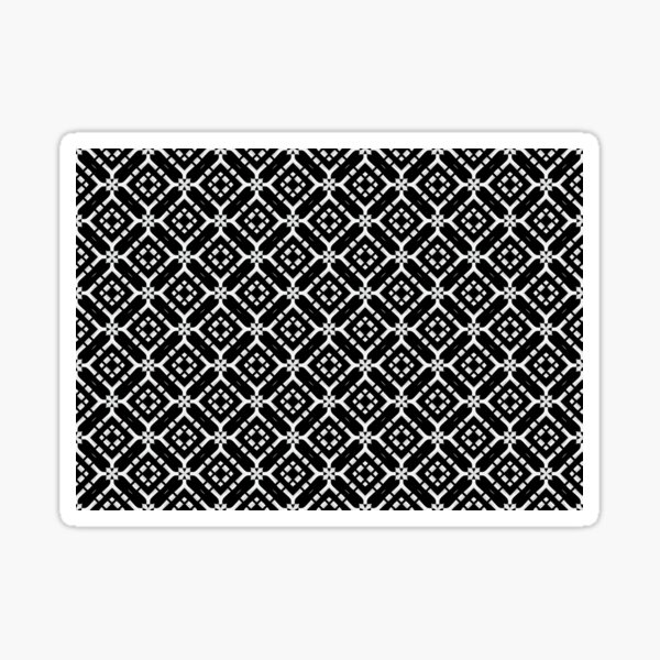"Seamless geometrical diagonal rounded square" Sticker by Sorexoff ...