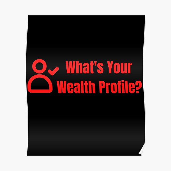 "What's your wealth profile, color red, Affirmation Self Development ...