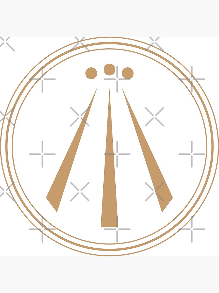 "Light brown Awen Celtic Symbol" Poster for Sale by patterniastudio ...