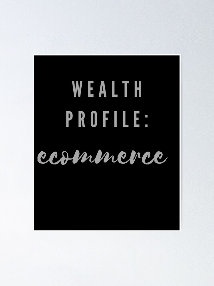 "Wealth profile ecommerce, color grey, Affirmation Self Development ...