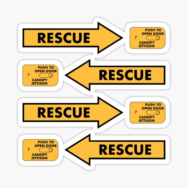 "Fighter Pilot Pack" Sticker for Sale by Enzwell | Redbubble