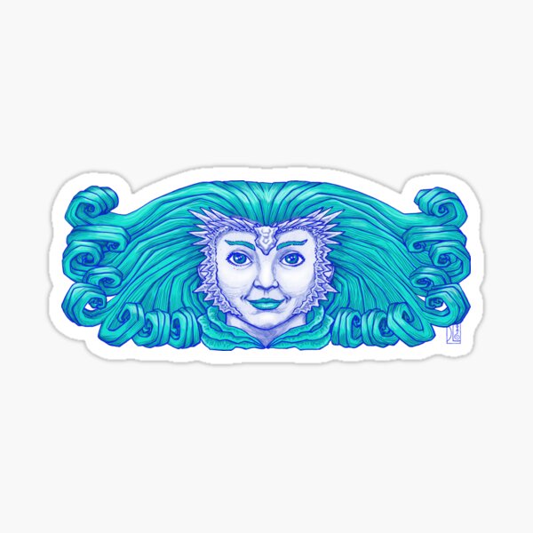 "Snow Queen " Sticker by Skookworks | Redbubble