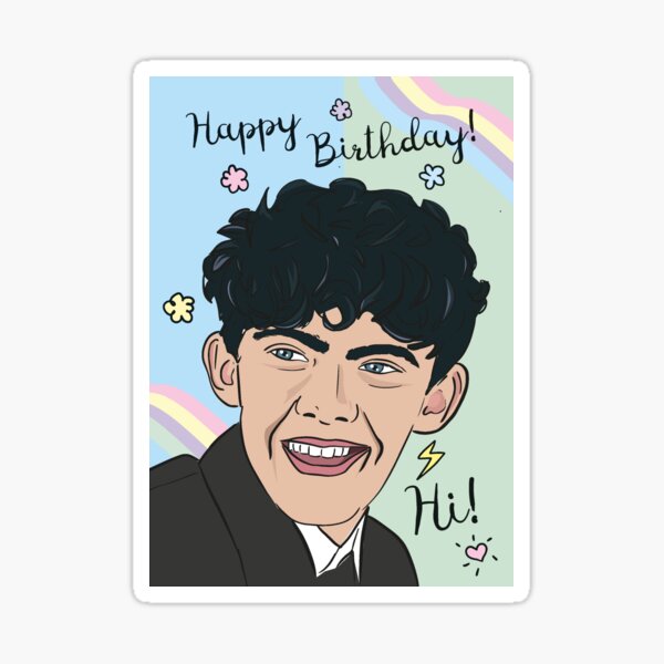"Heartstopper Birthday card - Charlie Springs" Sticker by RachRulu ...