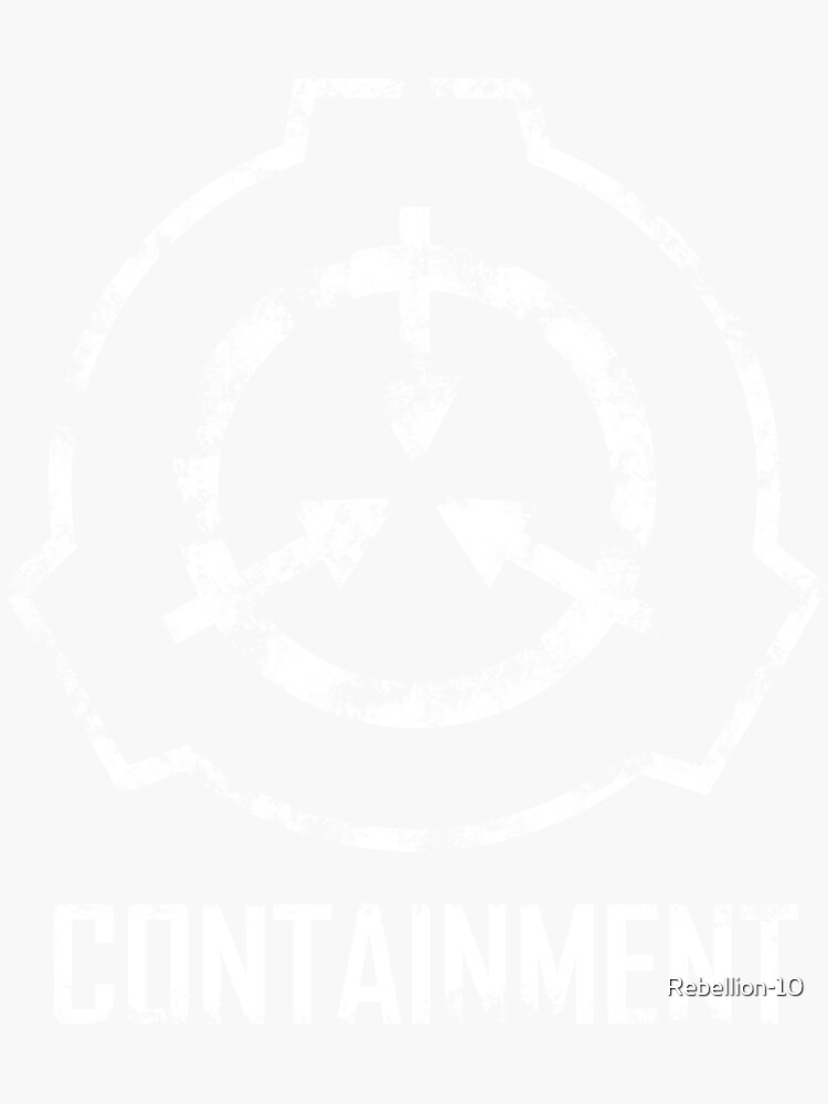 "SCP Foundation: Containment symbol" Sticker by Rebellion-10 | Redbubble