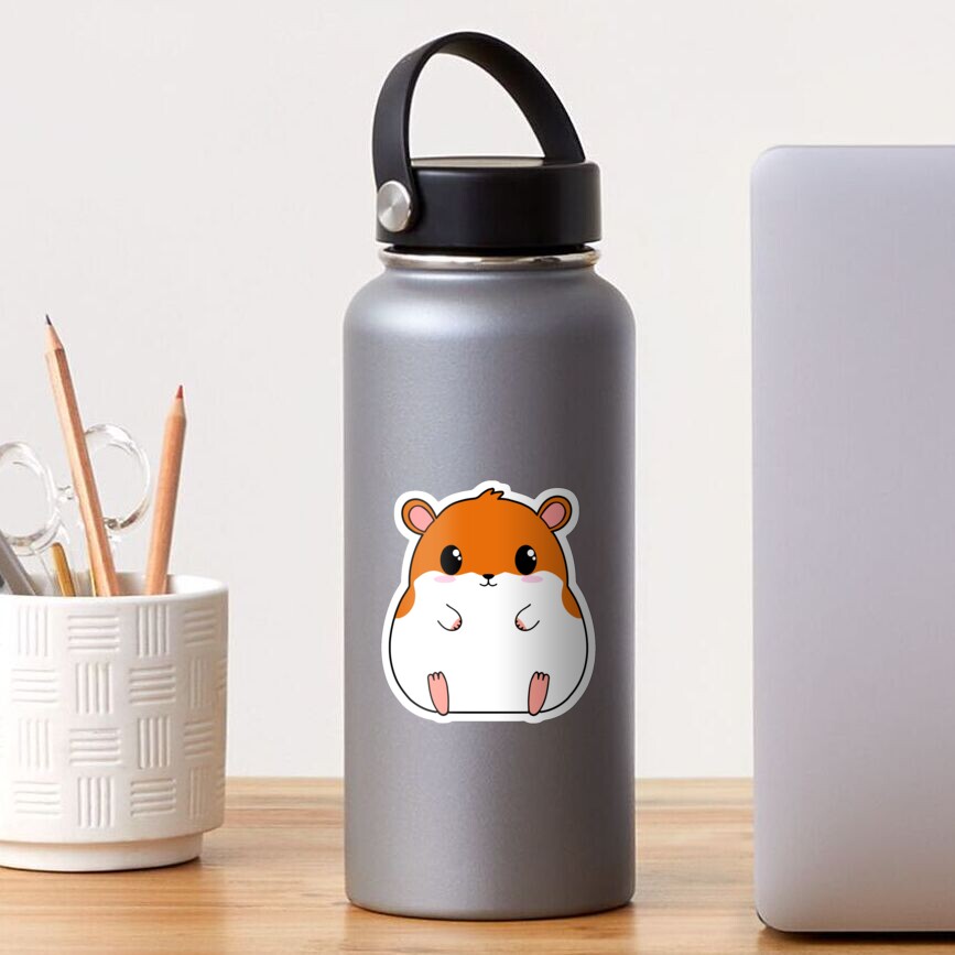 "Cute Hamster Cartoon" Sticker by FerrenSmall | Redbubble