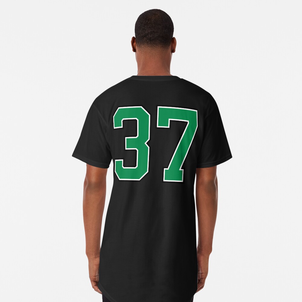 "37 number, green lucky sports thirty seven" Sticker for Sale by ...