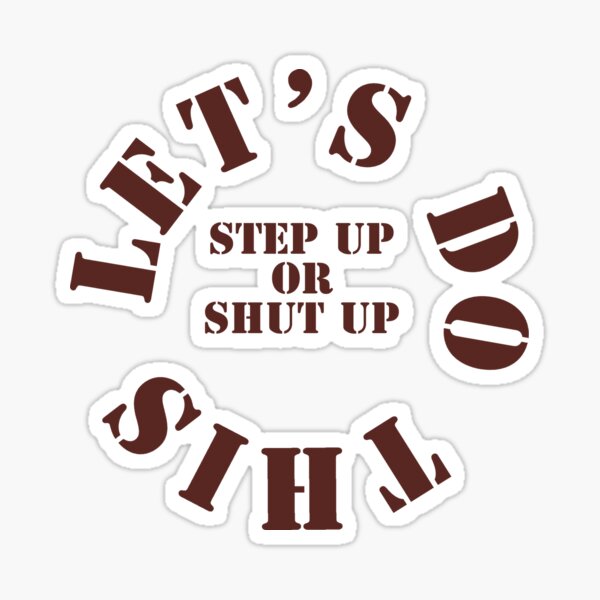 "Determination Committment " Sticker by KingandPriest | Redbubble