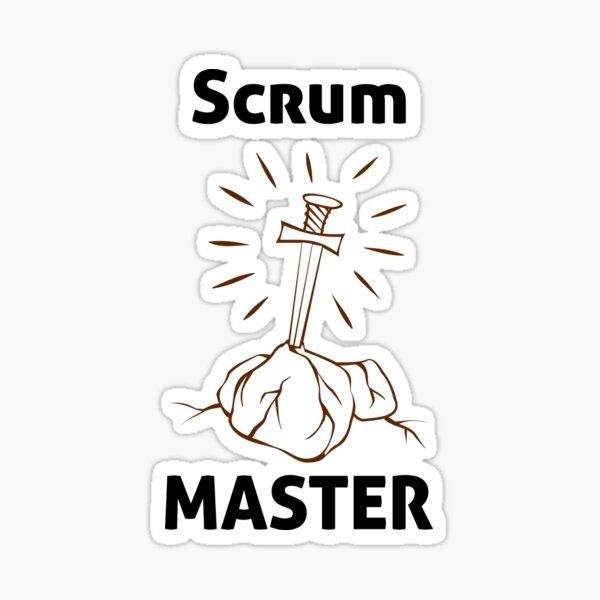 "Scrum Master of the Universe!" Sticker for Sale by EncodedShirts ...