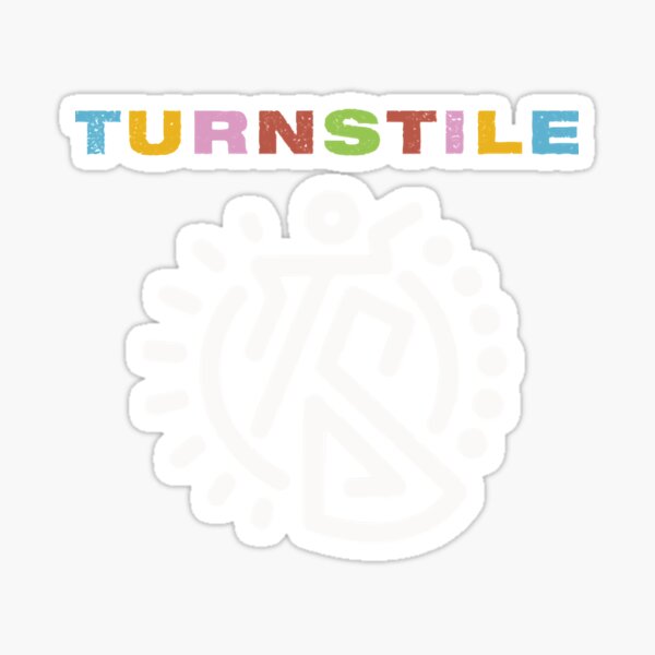 "Gift For Men Band Logo Turnstile People Awesome For Movie Fan" Sticker ...