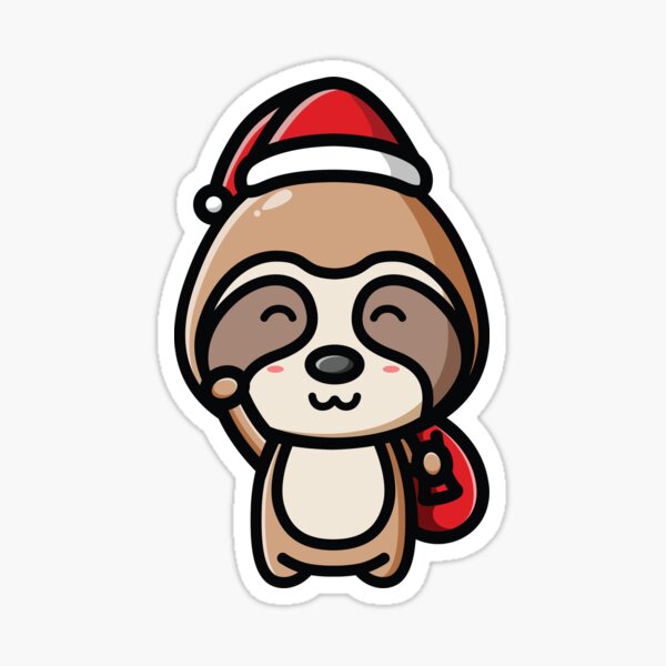 "Sloth Stack, Cute Sloth Vinyl Sticker, Best Friend Gift, Trendy ...