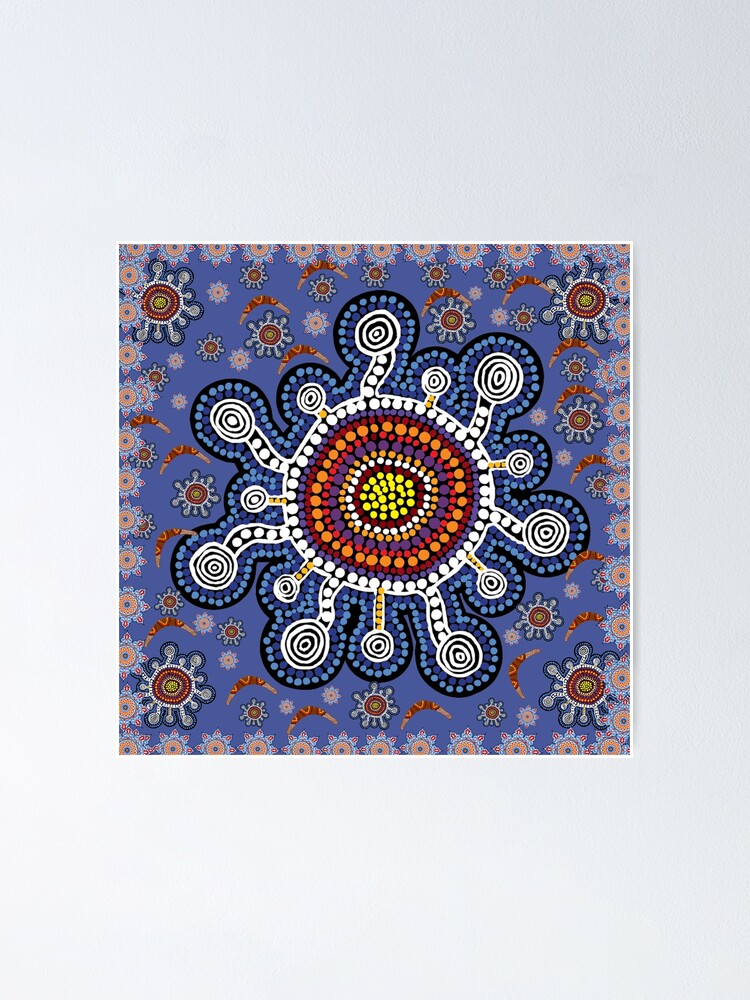 "australian aboriginal art" Poster for Sale by Universal--Art | Redbubble