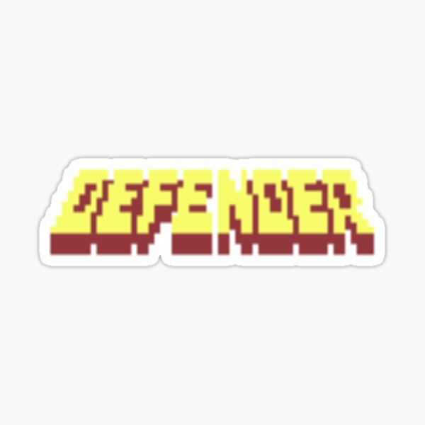 "Defender" Sticker by PixelSystem | Redbubble