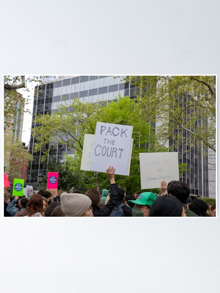 "Pack the court " Poster for Sale by RichScalzo | Redbubble