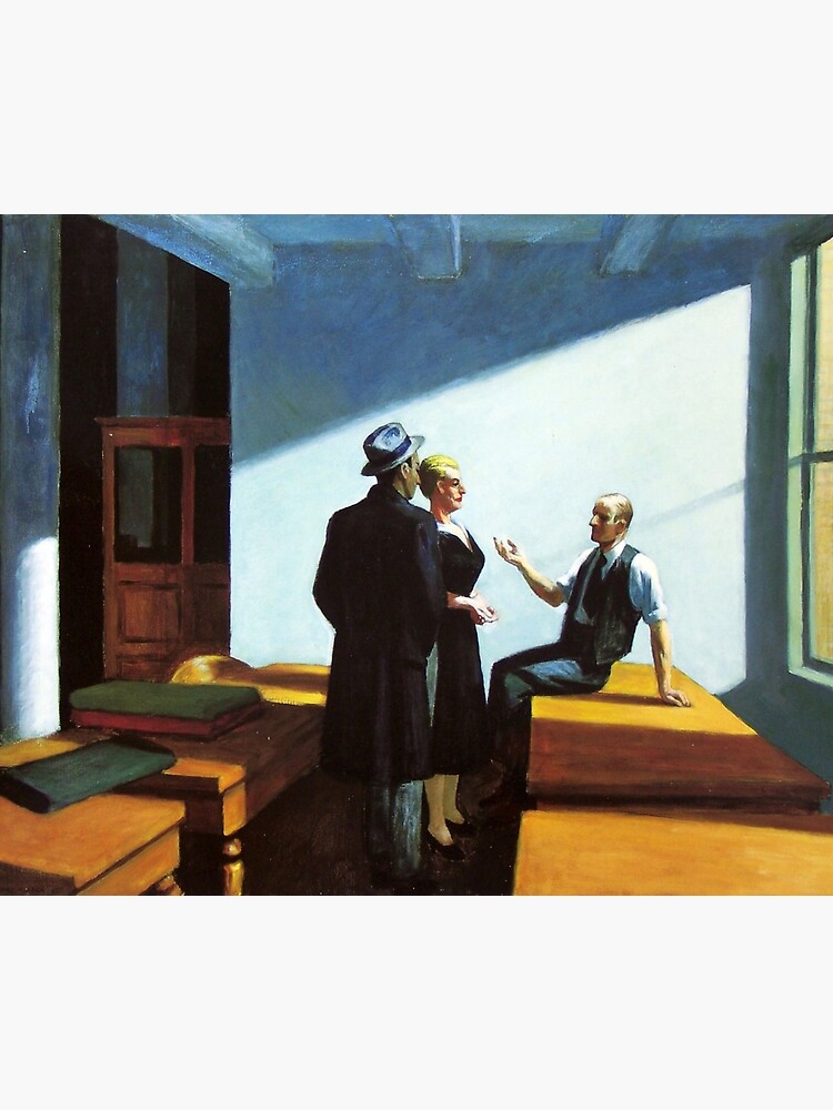 "Conference At Night, By edward Hopper Art Work" Poster for Sale by ...