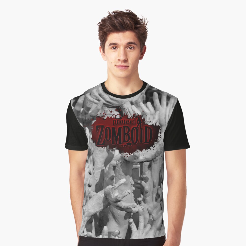 "Project Zomboid Hands with Blood Splatter - Gamer" T-shirt for Sale by ...
