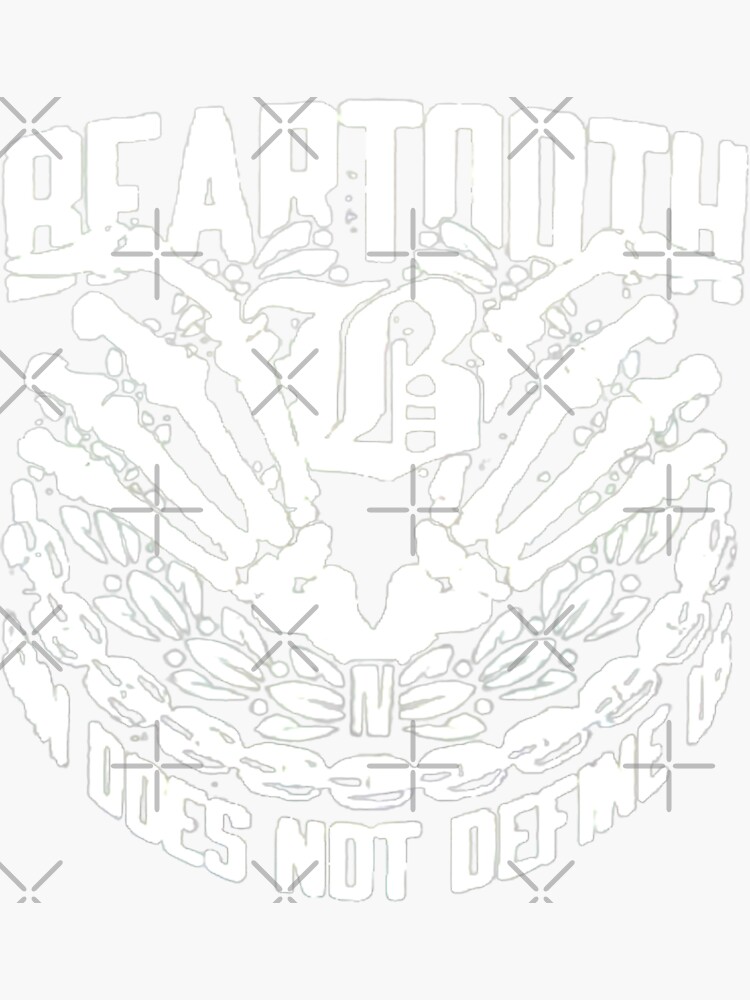 " original of beartooth" Sticker by Rezkhaa | Redbubble