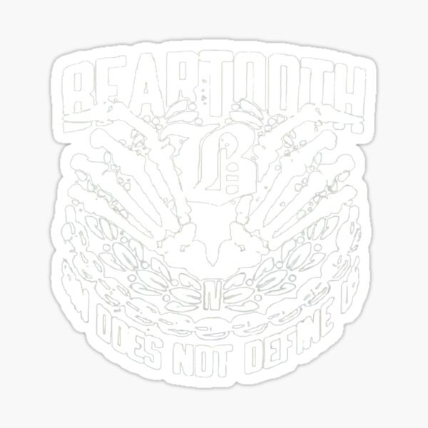 " original of beartooth" Sticker by Rezkhaa | Redbubble