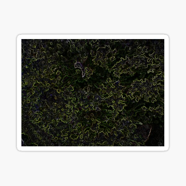 "Luminous moss" Sticker by Illustrata | Redbubble