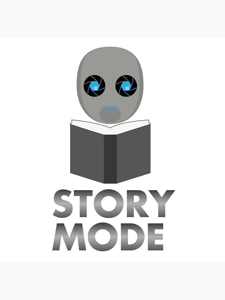"Story Mode Logo" Poster for Sale by OKAYIGOTIT | Redbubble