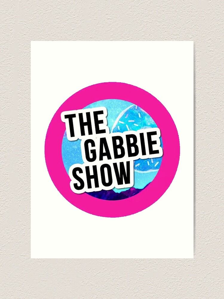 "The Gabbie Show End Screen Logo" Art Print by JillianLaManna | Redbubble