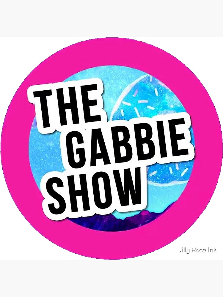 "The Gabbie Show End Screen Logo" Art Print by JillianLaManna | Redbubble