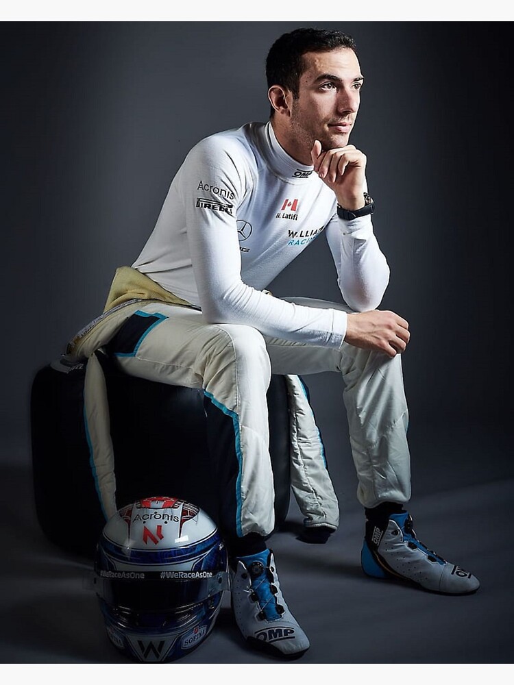 "Nicholas Latifi" Sticker by adiedesember01 | Redbubble