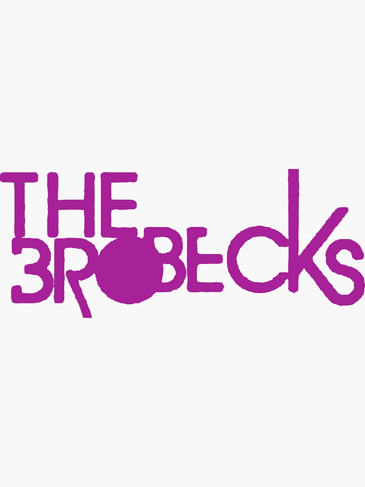 "Pink The Brobecks Violent Things Logo" Sticker by andreadkc | Redbubble