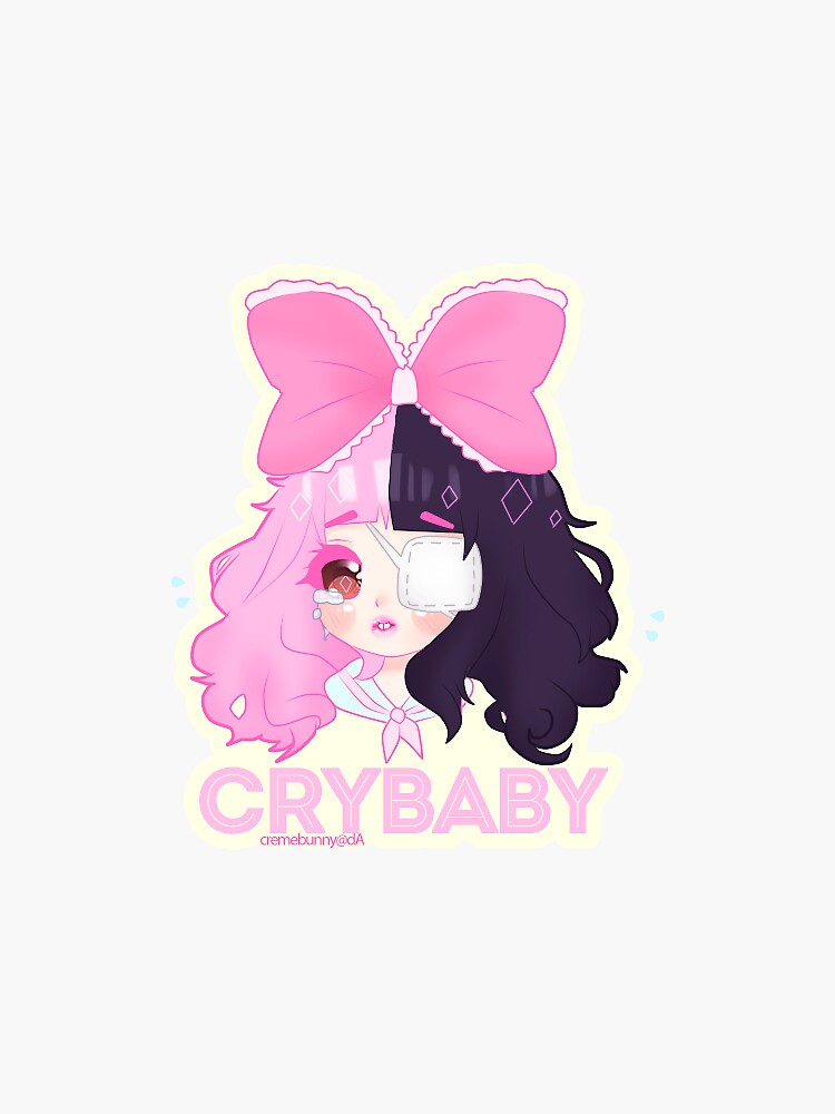 "Cry baby" Sticker for Sale by crimsonBlush | Redbubble