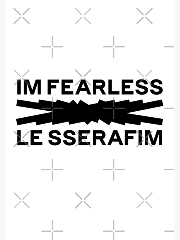 "Le sserafim logo - les serafim band girl" Poster for Sale by Fizashop ...