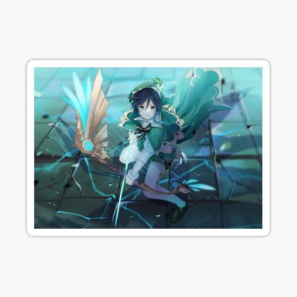 "Venti Genshin Impact" Sticker by Yoonjihoo0294 | Redbubble