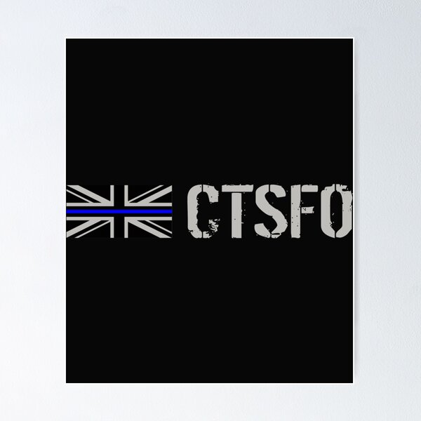 "British Police CTSFO " Poster for Sale by MXArtsCrafts23 | Redbubble