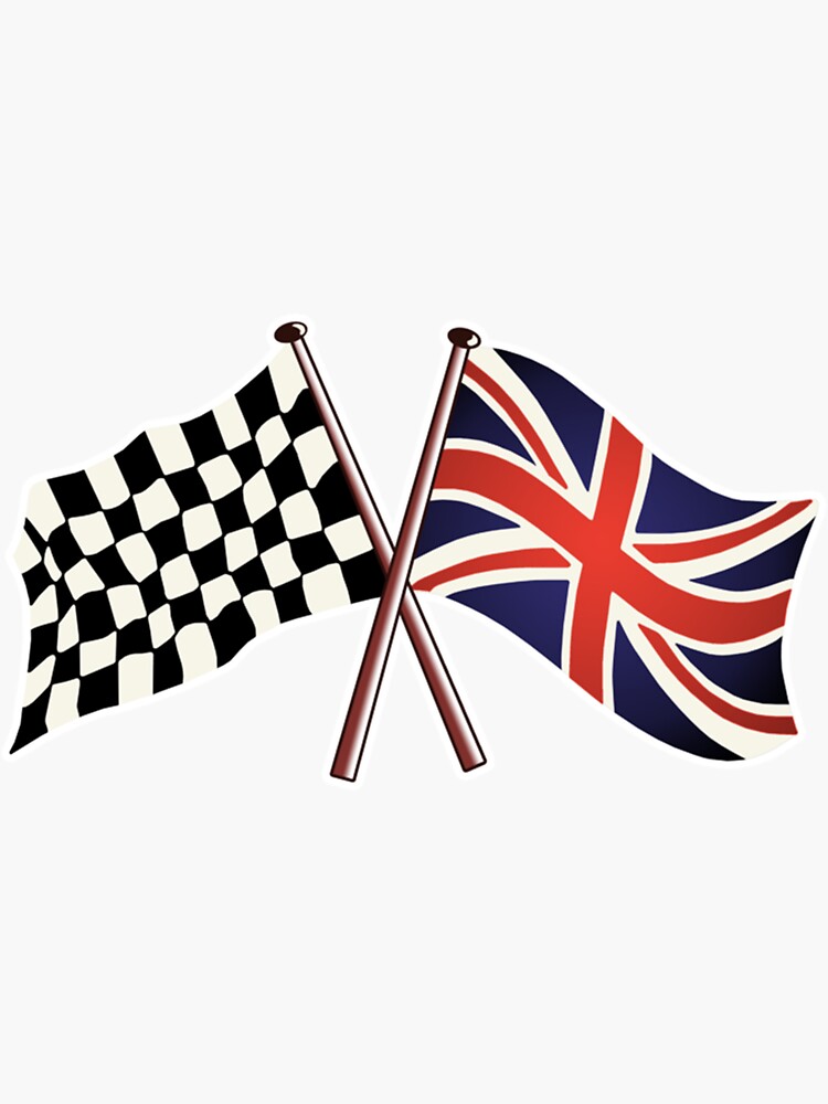 "British Racing Flags Shirt, , Hoodie, Mask " Sticker for Sale by ...