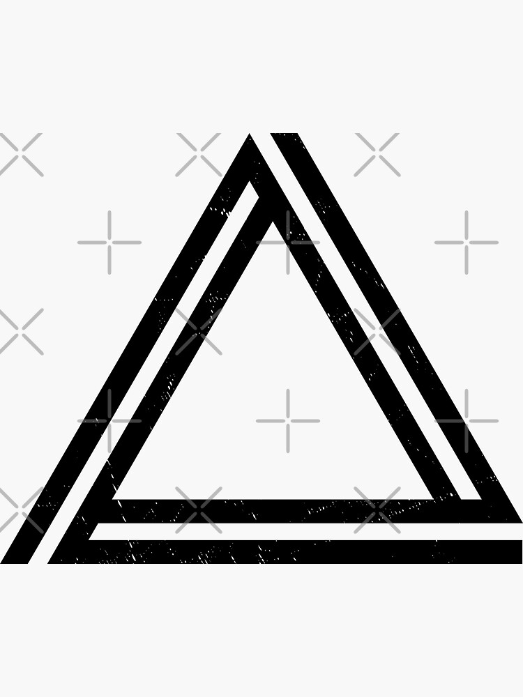 "Infinite Triangle" Sticker by tmsarts | Redbubble