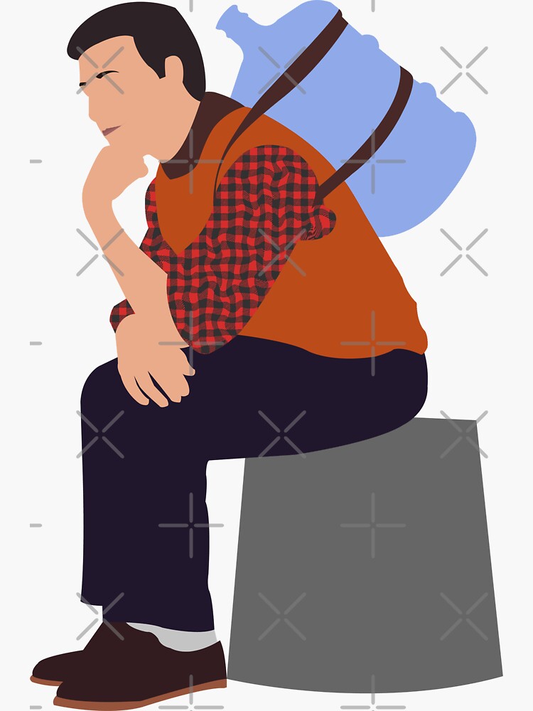 "The Waterboy" Sticker for Sale by TvDoodles | Redbubble