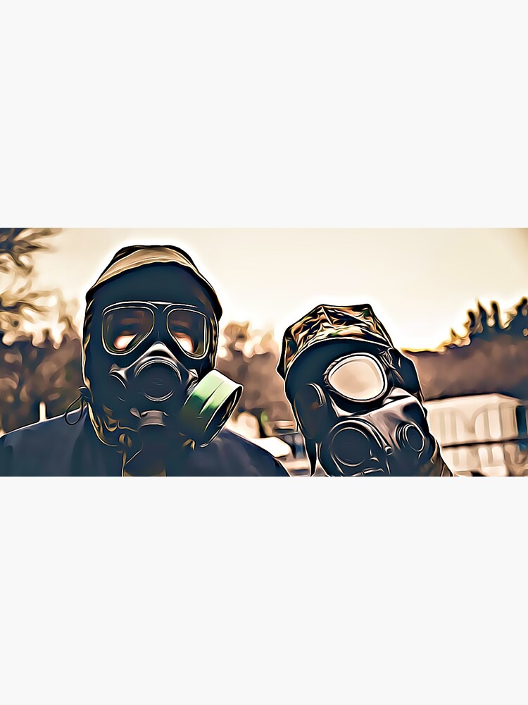 "Chernobyl gas mask" Sticker by BIHSELLER | Redbubble