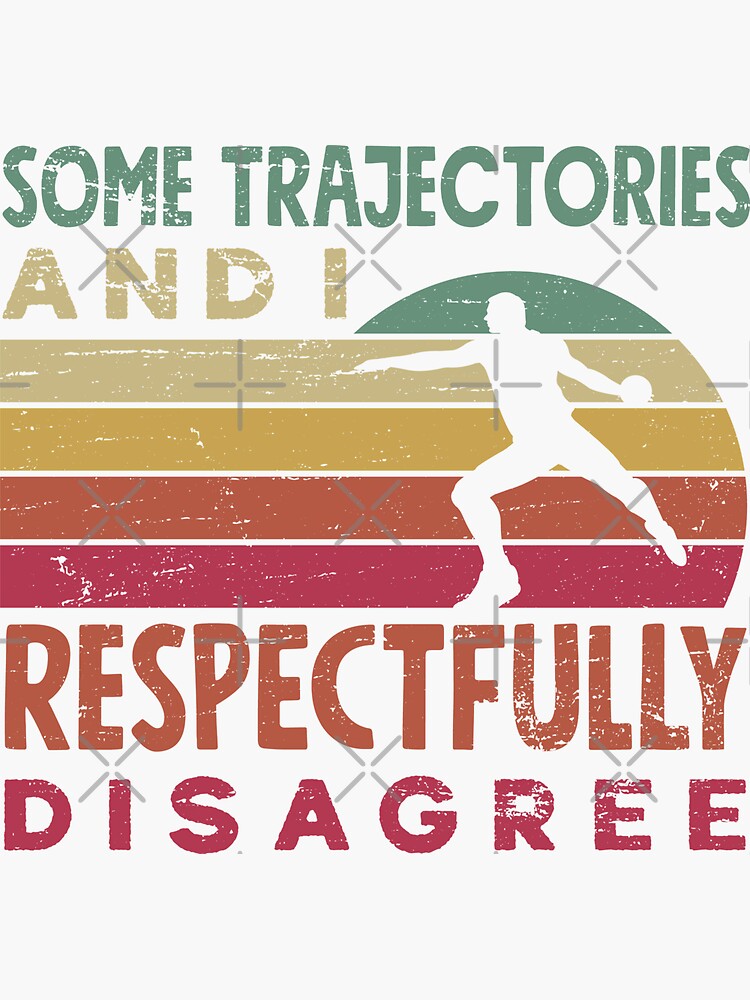 "Discus Throwing Discus Thrower Track and Field Funny" Sticker by ...