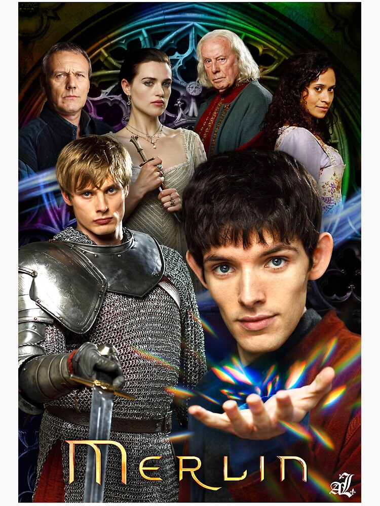 "BBC Merlin Poster 16" Art Board Print by Alysaurum | Redbubble
