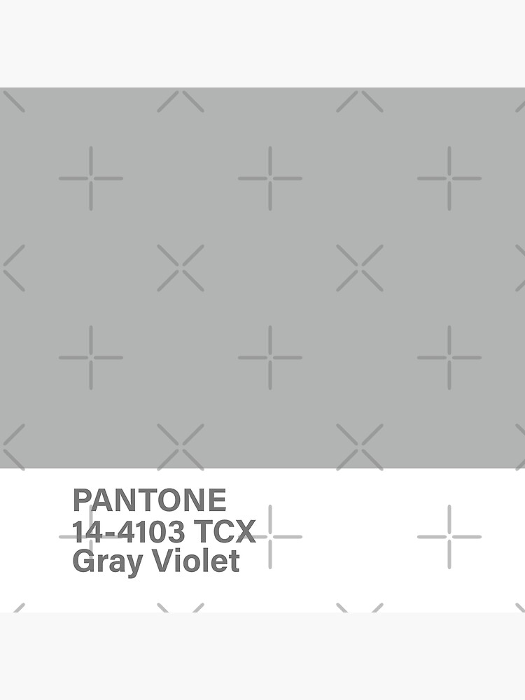 "pantone 14-4103 TCX Gray Violet" Canvas Print for Sale by princessmi ...