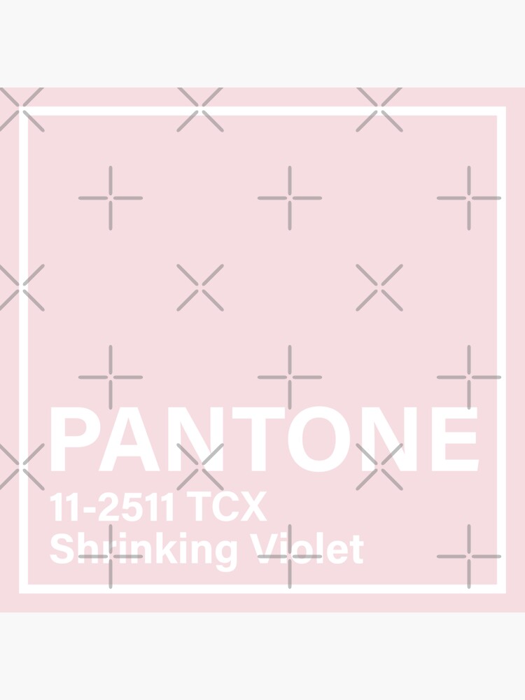 "pantone 11-2511 TCX Shrinking Violet" Sticker by princessmi-com ...
