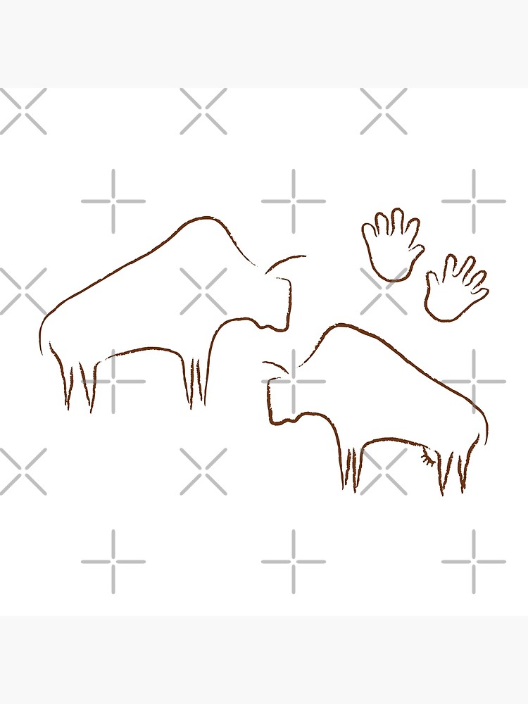 Prehistoric Cave Art Poster For Sale By Redbubbleshoptt Redbubble