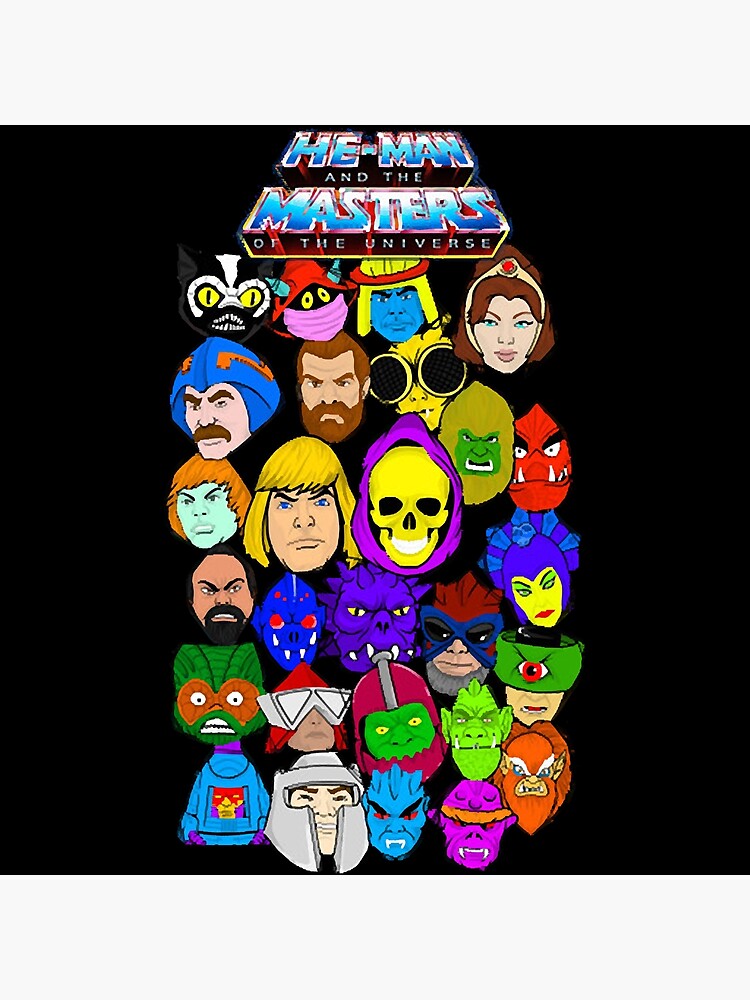 "He Man Masters of the Universe collage art " Poster for Sale by ...