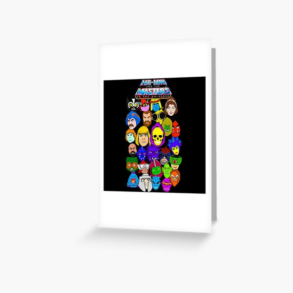 "He Man Masters of the Universe collage art " Greeting Card for Sale by ...