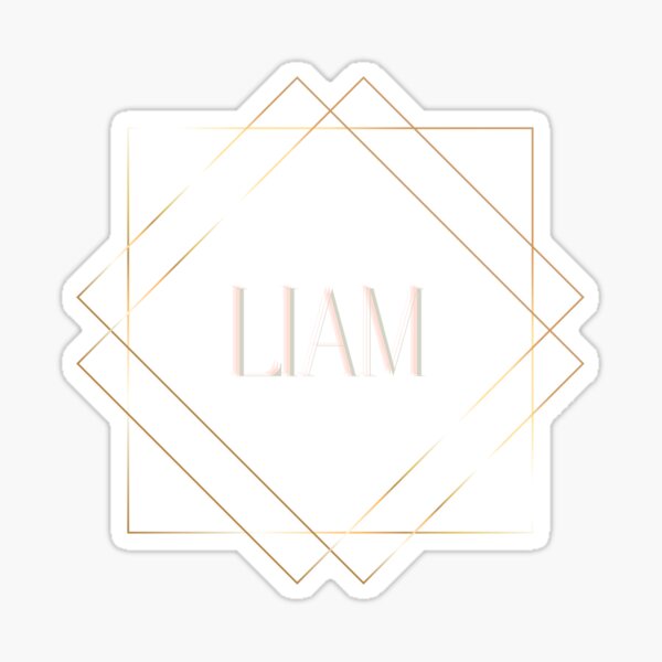 "All about Liam" Sticker by Shel13x | Redbubble
