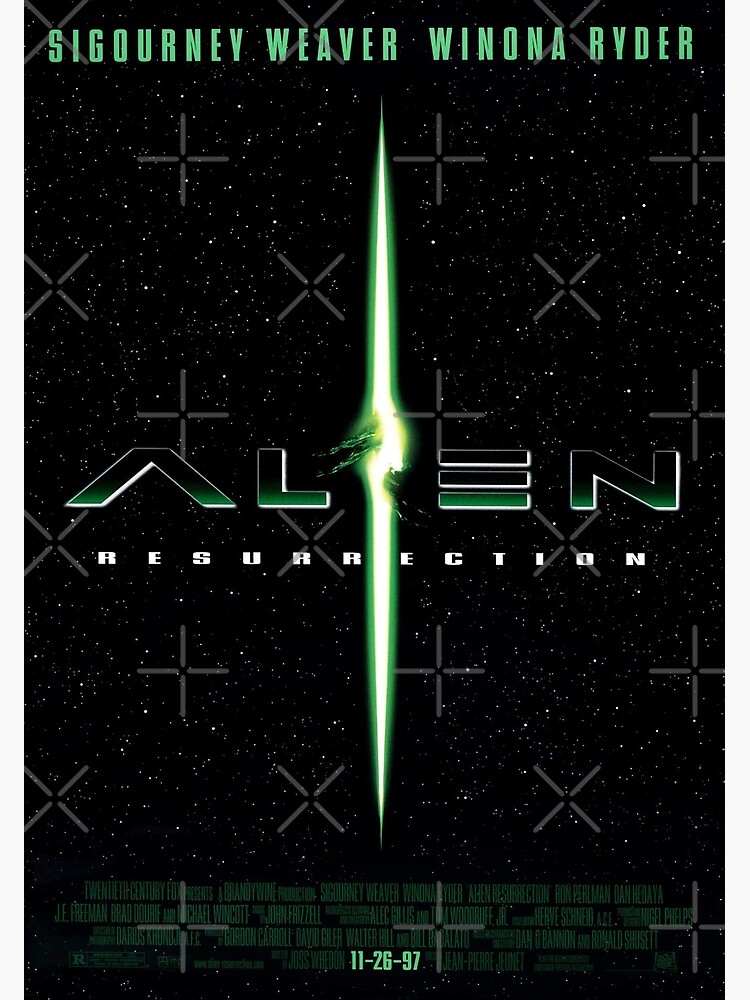 "Alien: Resurrection (1997)" Poster by AlienFanArt | Redbubble