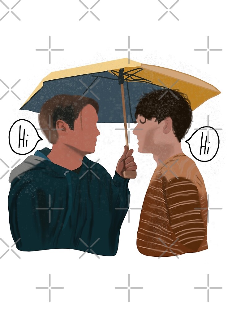 "heartstopper nick nelson and charlie spring + hi" Art Print for Sale ...