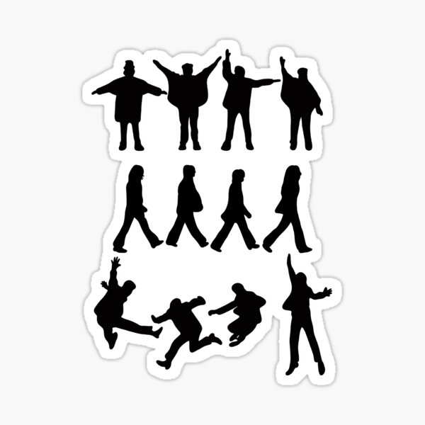 "The Beatles" Sticker by terezawin | Redbubble