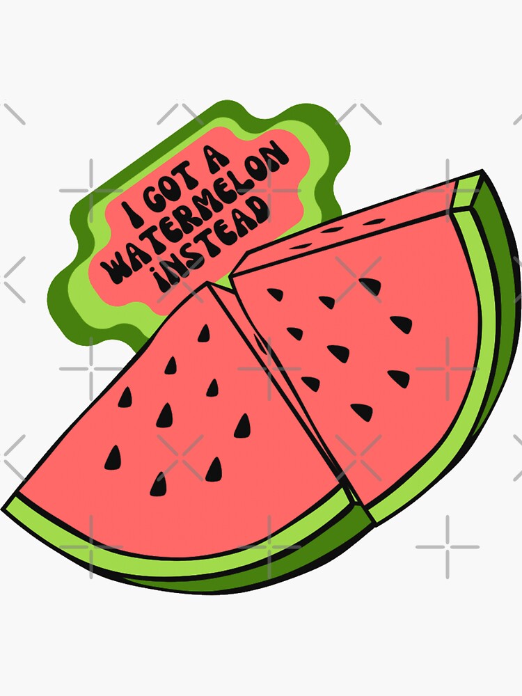 "I got a watermelon instead | vine " Sticker for Sale by Lavannya ...