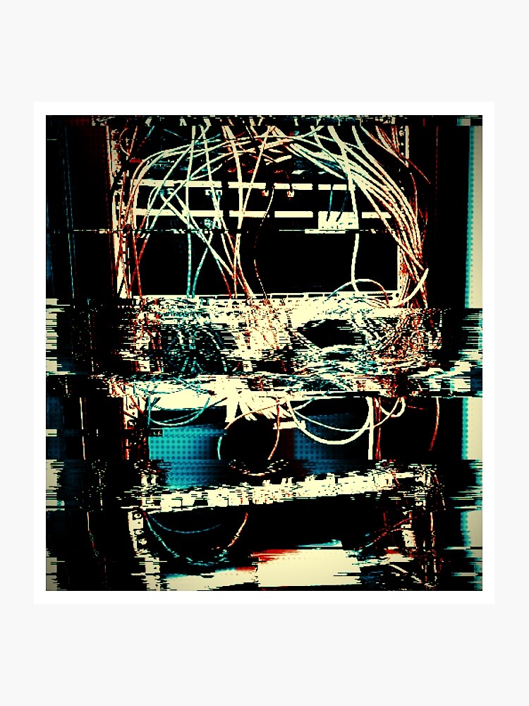 "wired" Sticker by TITANICHASRISEN | Redbubble