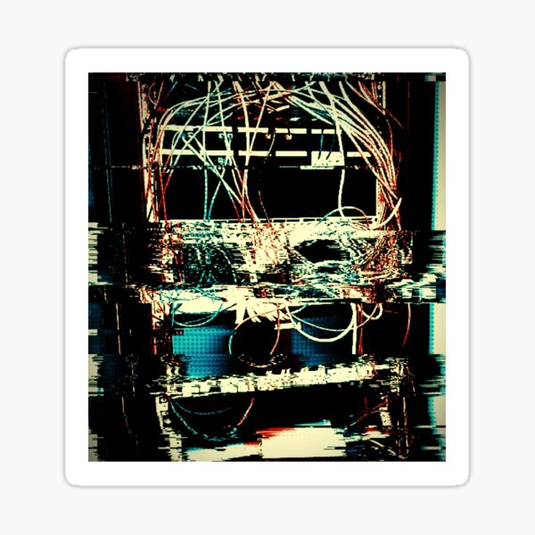 "wired" Sticker by TITANICHASRISEN | Redbubble